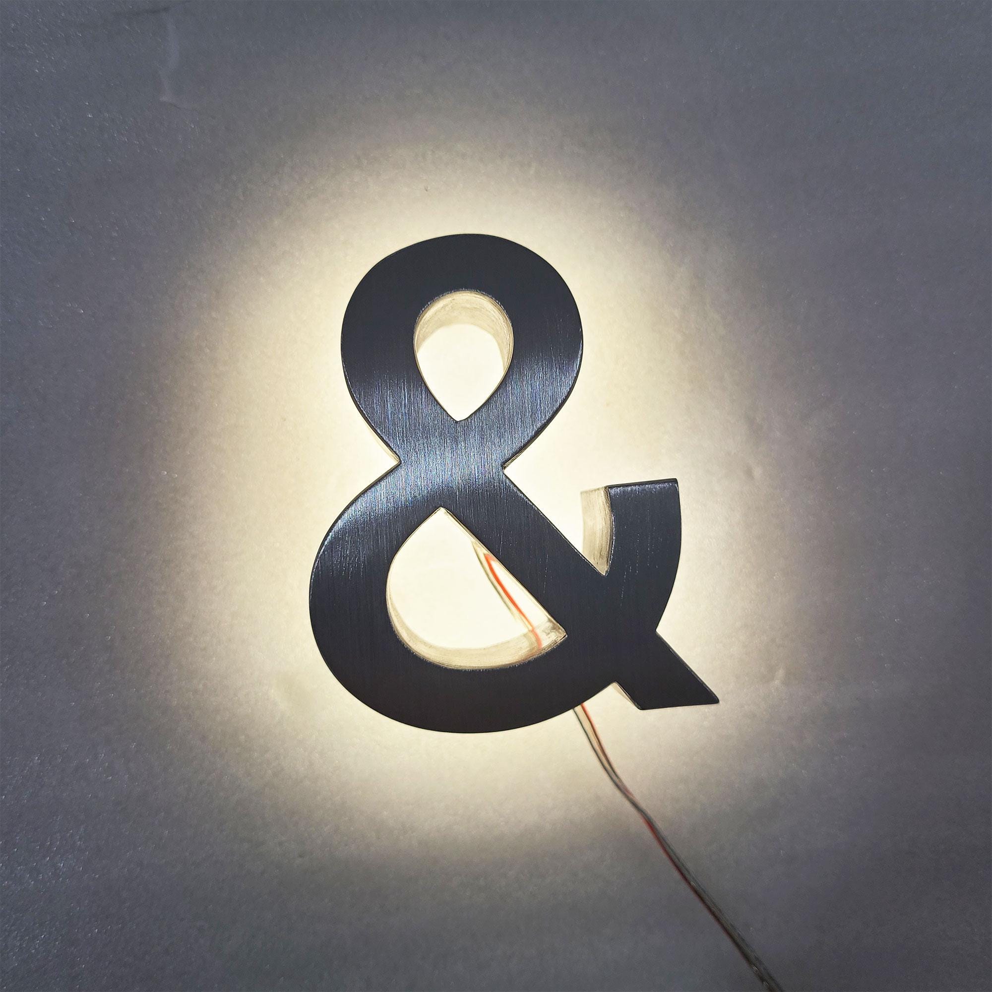 Custom Metal Backlit Sign, Stainless Steel Channel Lettters, 3D ...