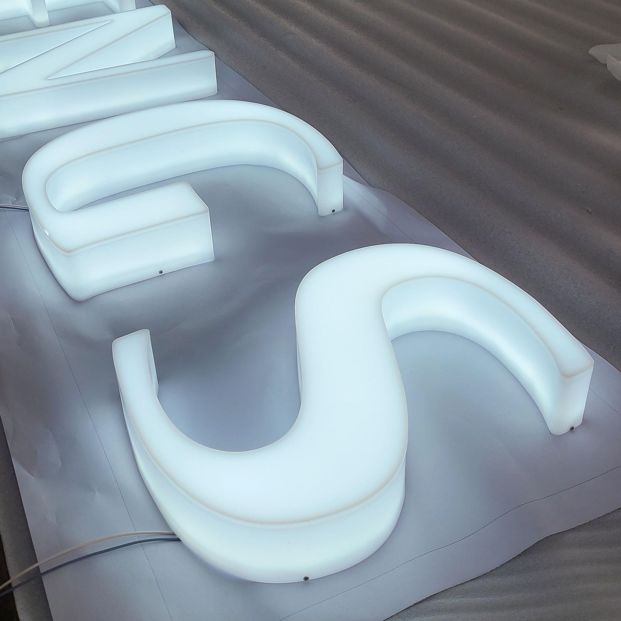 Custom Full-lit Acrylic Channel Letter Sign, Custom LED Sign, OPAL ...
