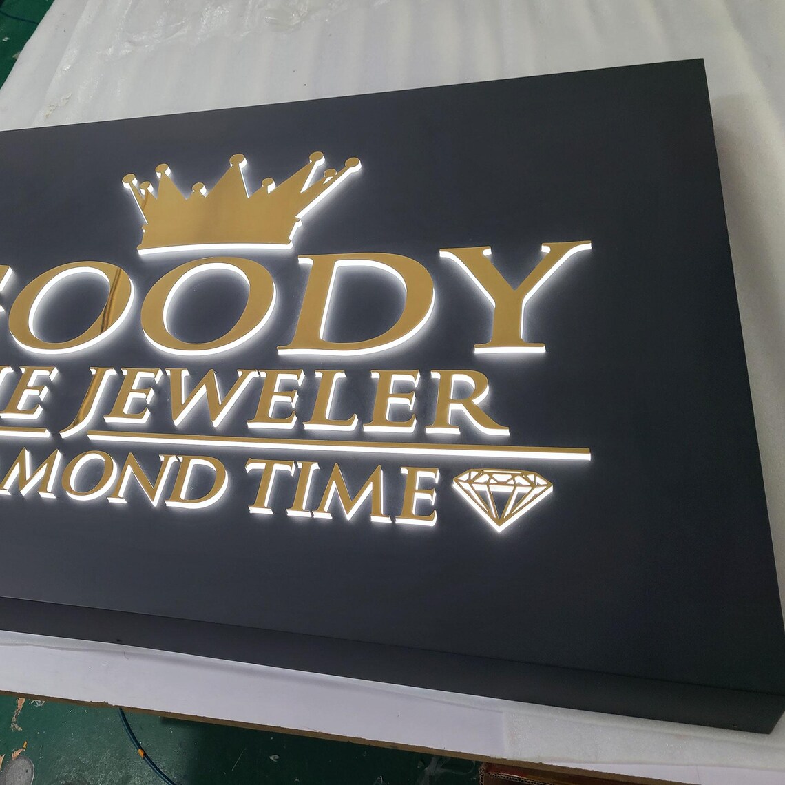 Custom Business Light Box Sign,wall Logo Sign,business Sign,outdoor ...