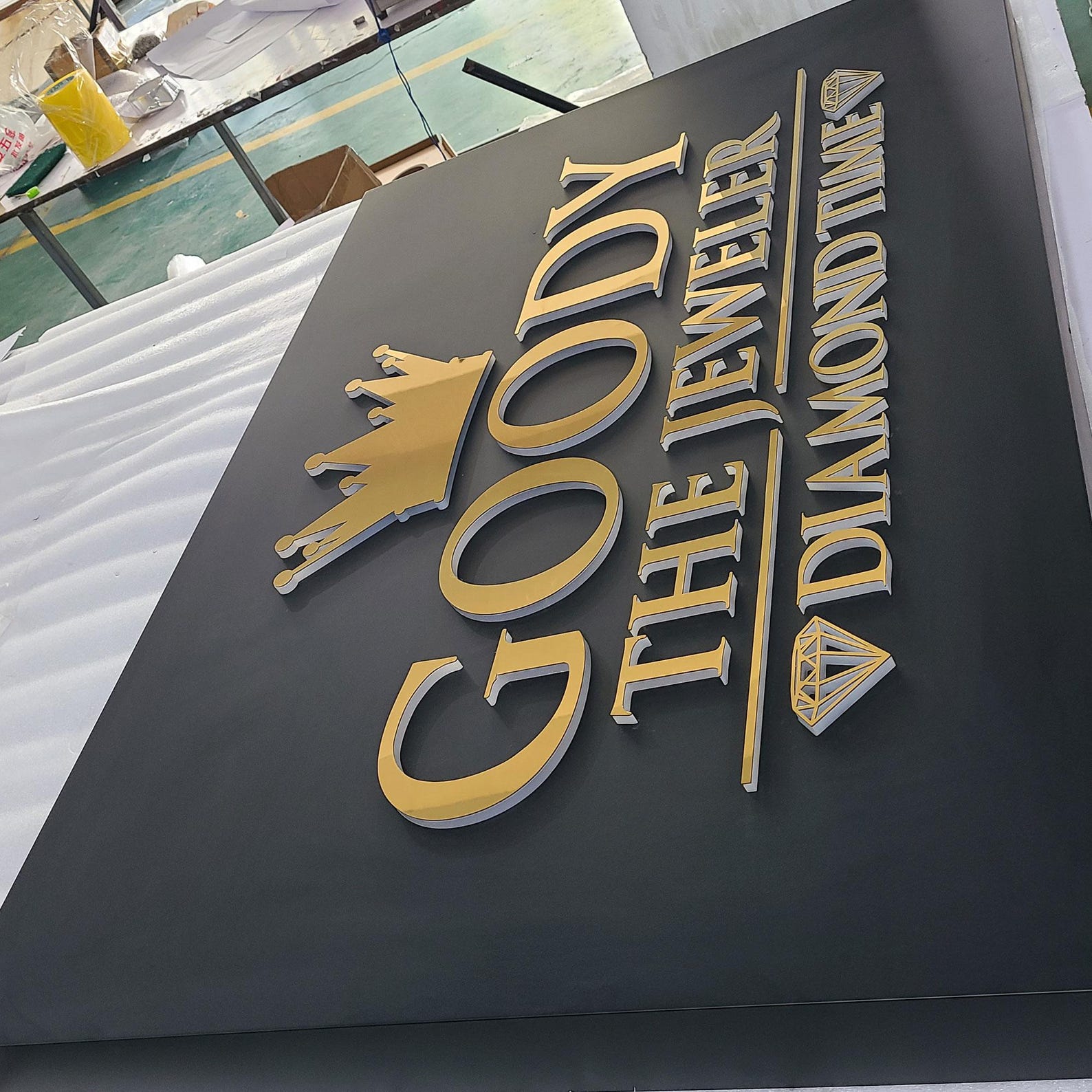 Custom Business Light Box Sign,wall Logo Sign,business Sign,outdoor ...