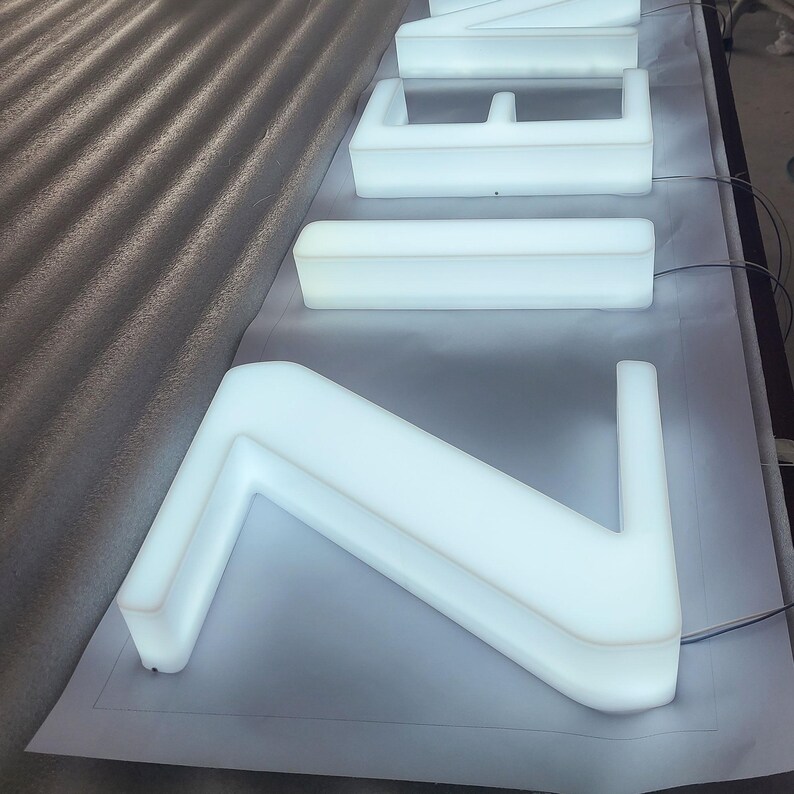 Custom Full-lit Acrylic Channel Letter Sign, Custom LED Sign, OPAL ...