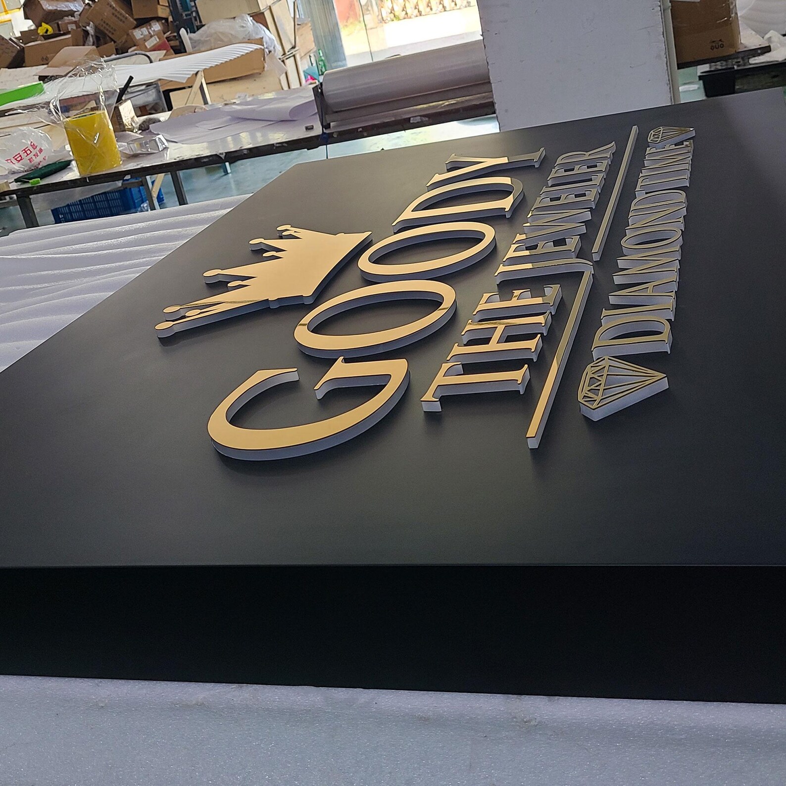 Custom Business Light Box Sign,wall Logo Sign,business Sign,outdoor ...