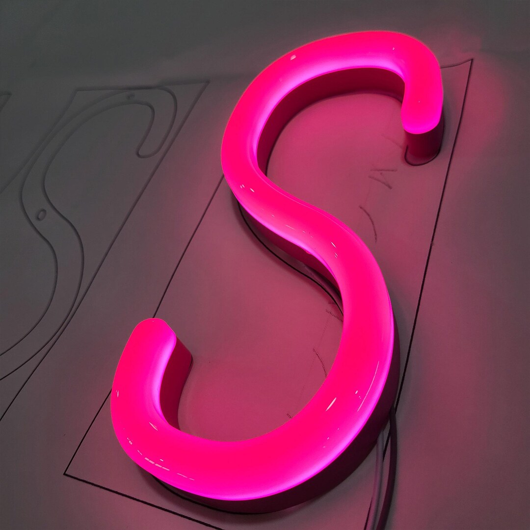 Custom Faux Acrylic Neon, LED Fake Neon, Advertising Neon Logo Sign ...