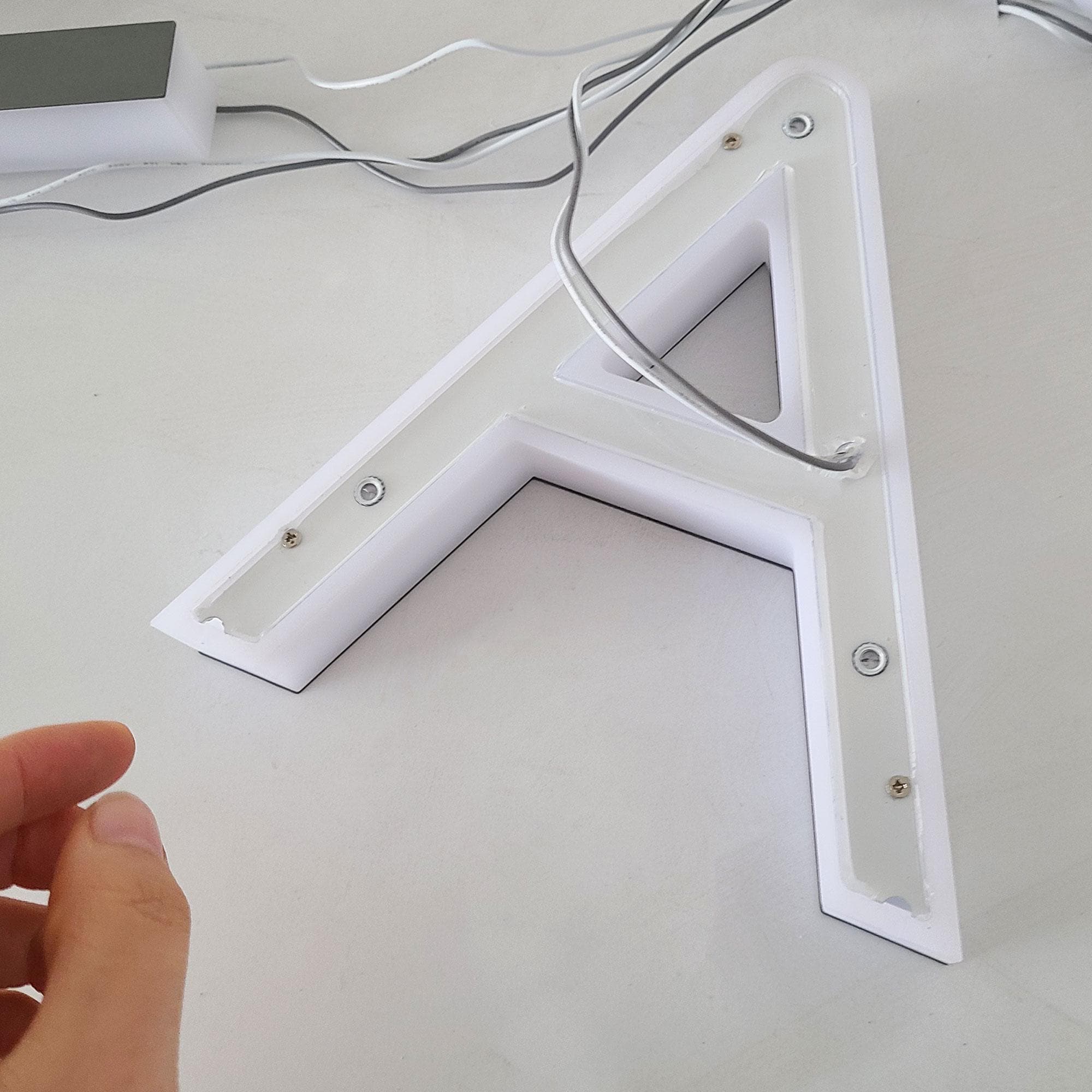 LED Side-lit Acrylic Sign Letters， 3D Mini Letters，beauty Salon ...