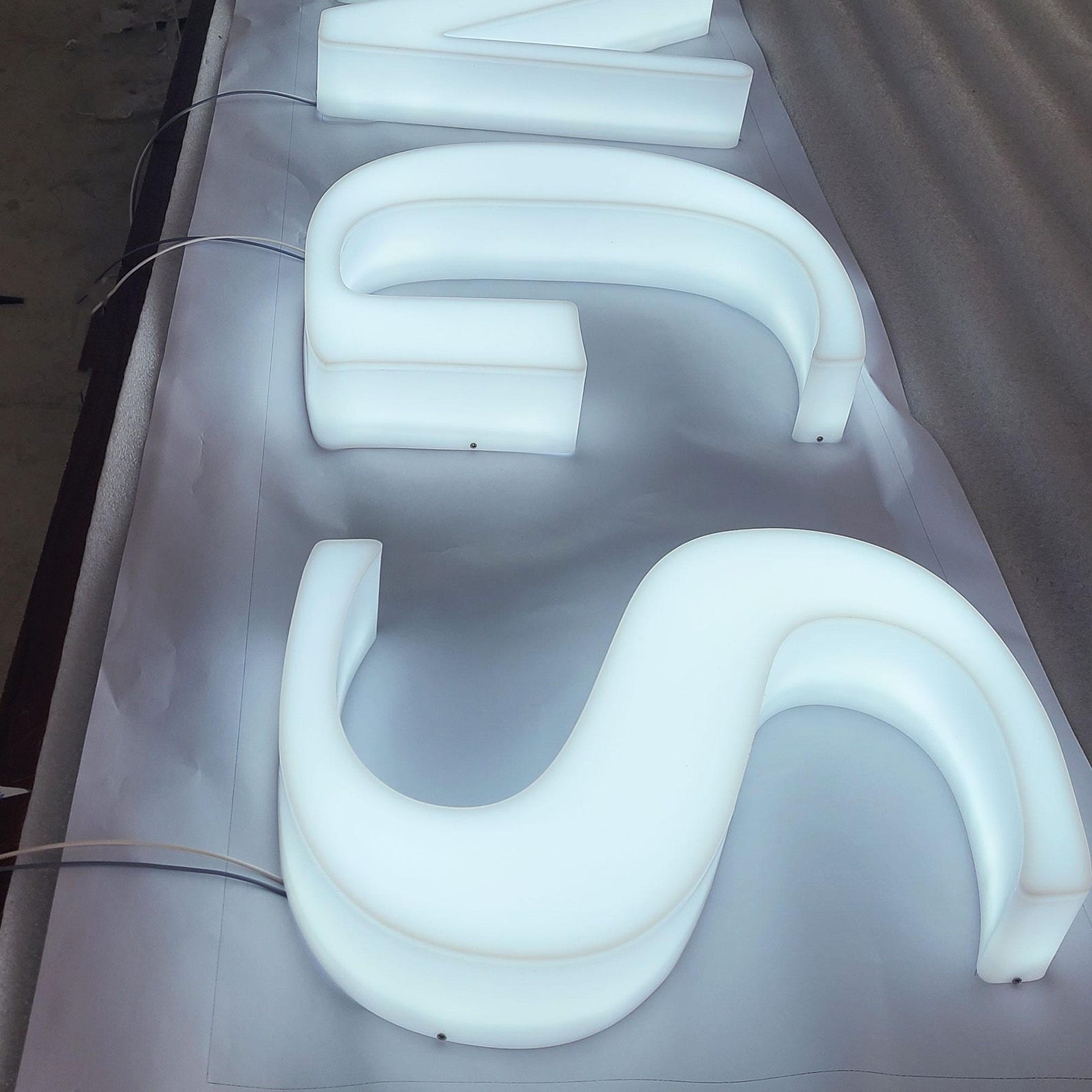 Custom Full-lit Acrylic Channel Letter Sign, Custom LED Sign, OPAL ...
