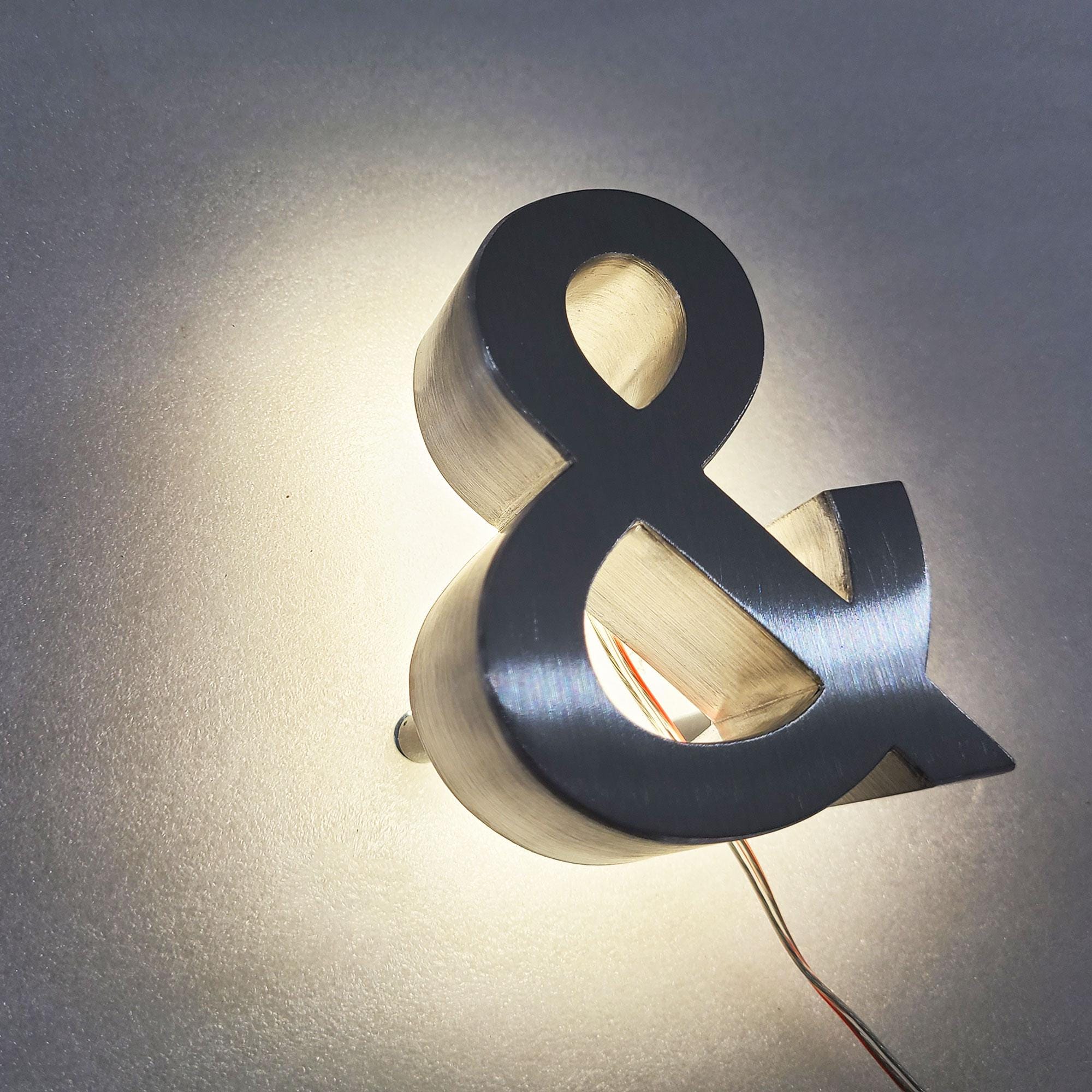 Custom Metal Backlit Sign, Stainless Steel Channel Lettters, 3D ...