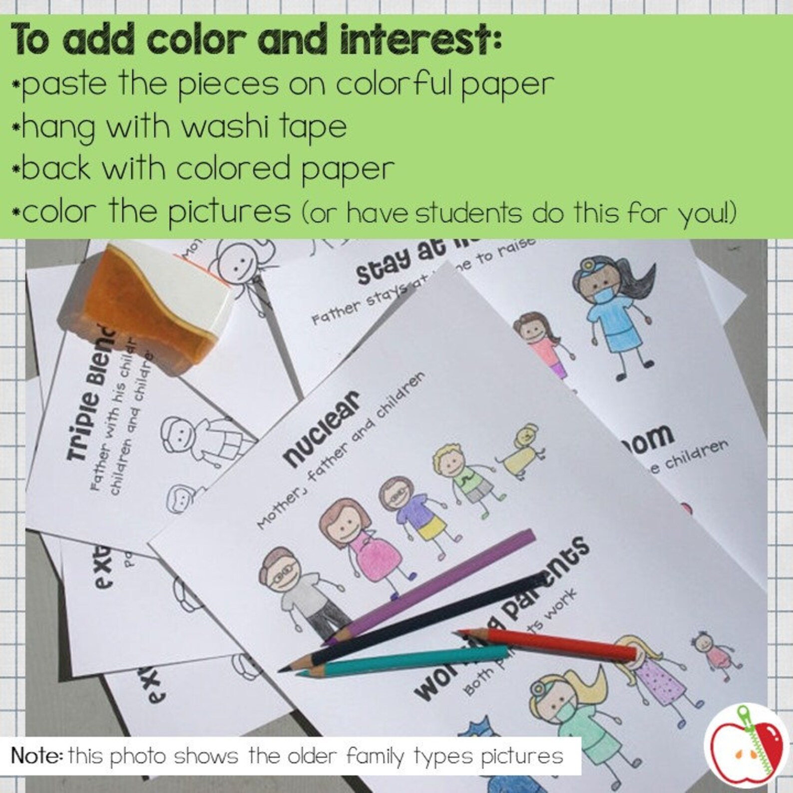 Family Types Bulletin Board Kit - Etsy