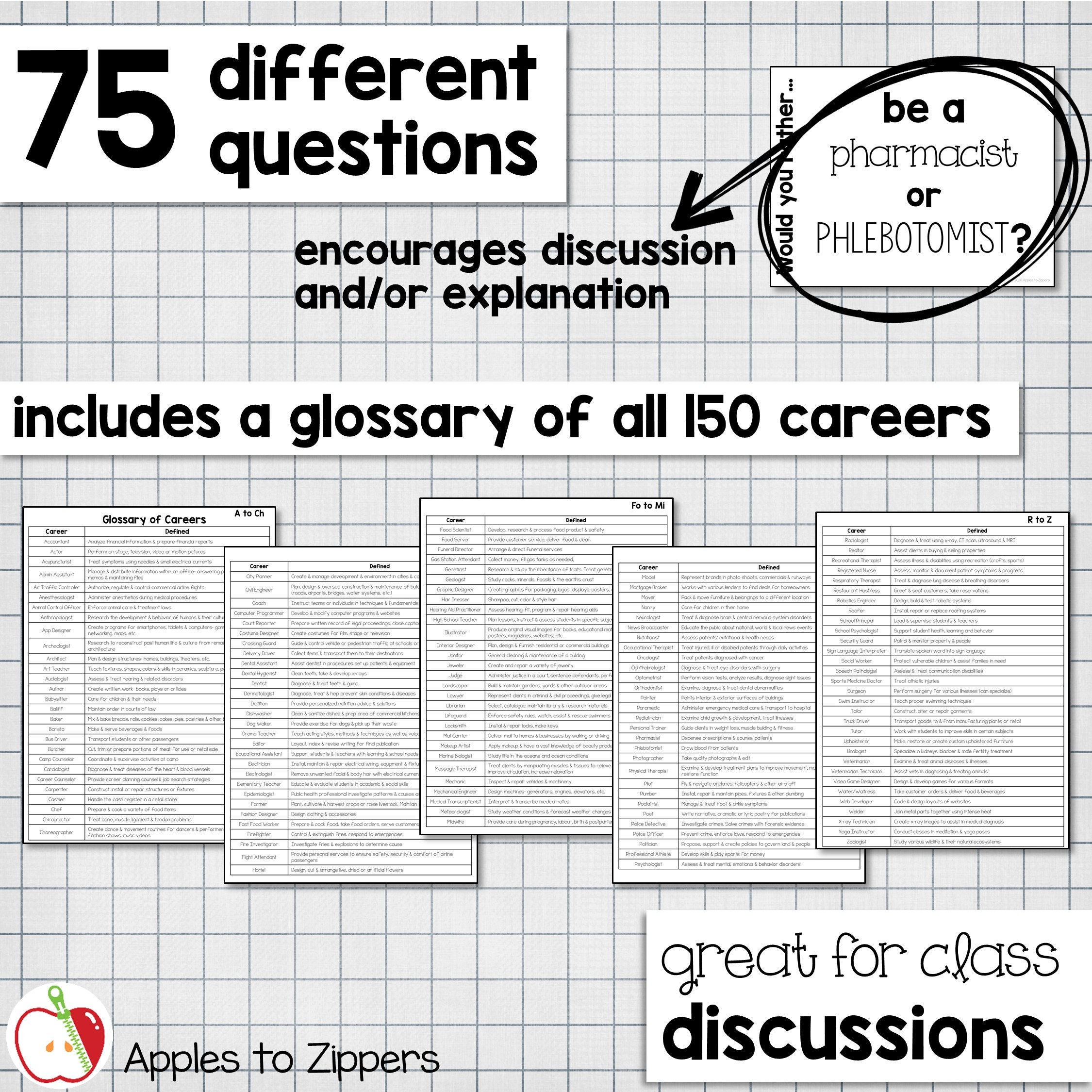 Would You Rather Career Edition Activity - Etsy