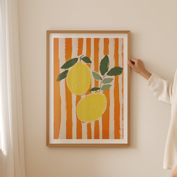 Lemon Print - Etsy