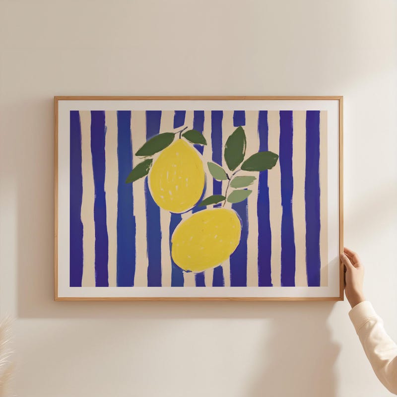 Lemon Print - Etsy
