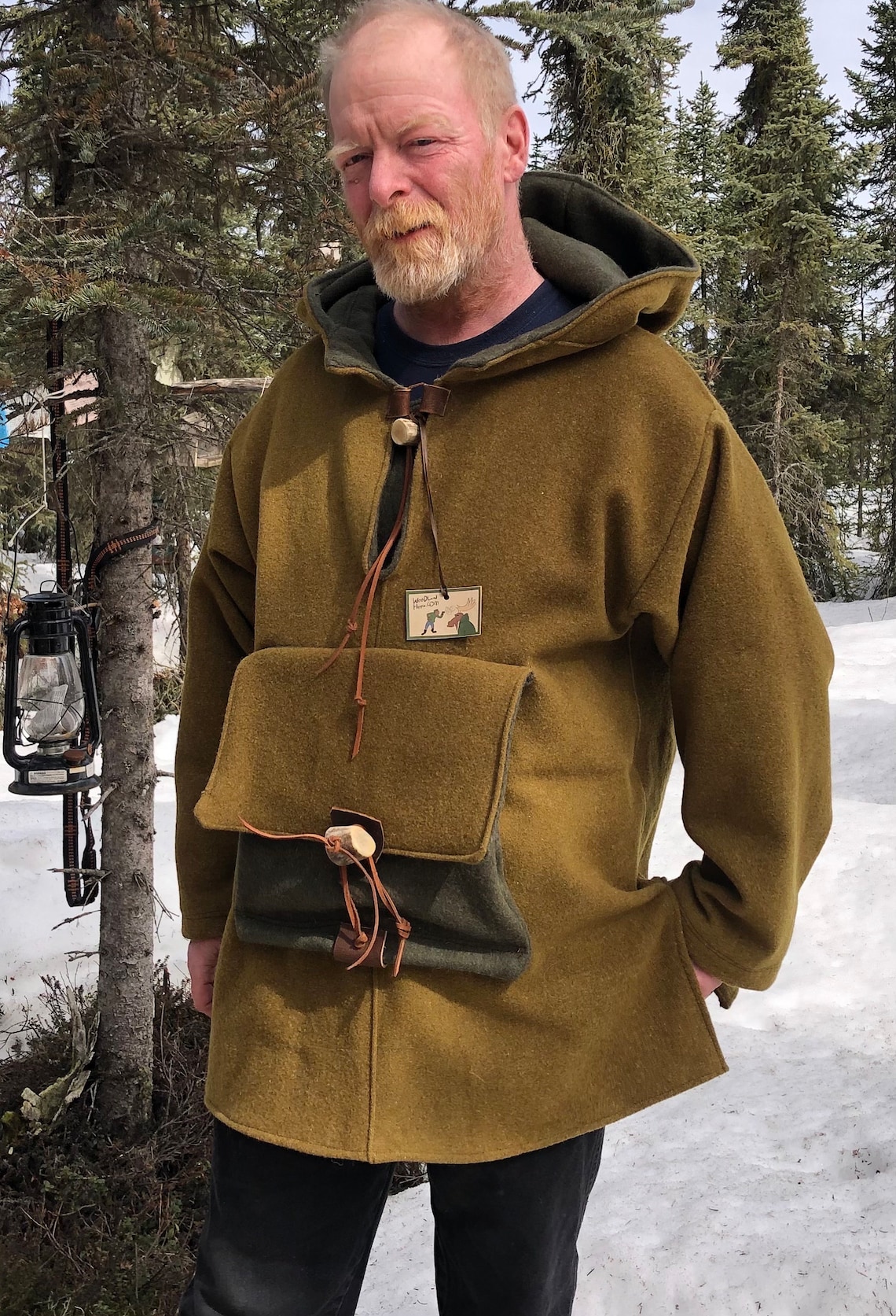 Woodsman Wooly Made to Order Wool BUSHCRAFT Hoodie Sz S 5XL - Etsy