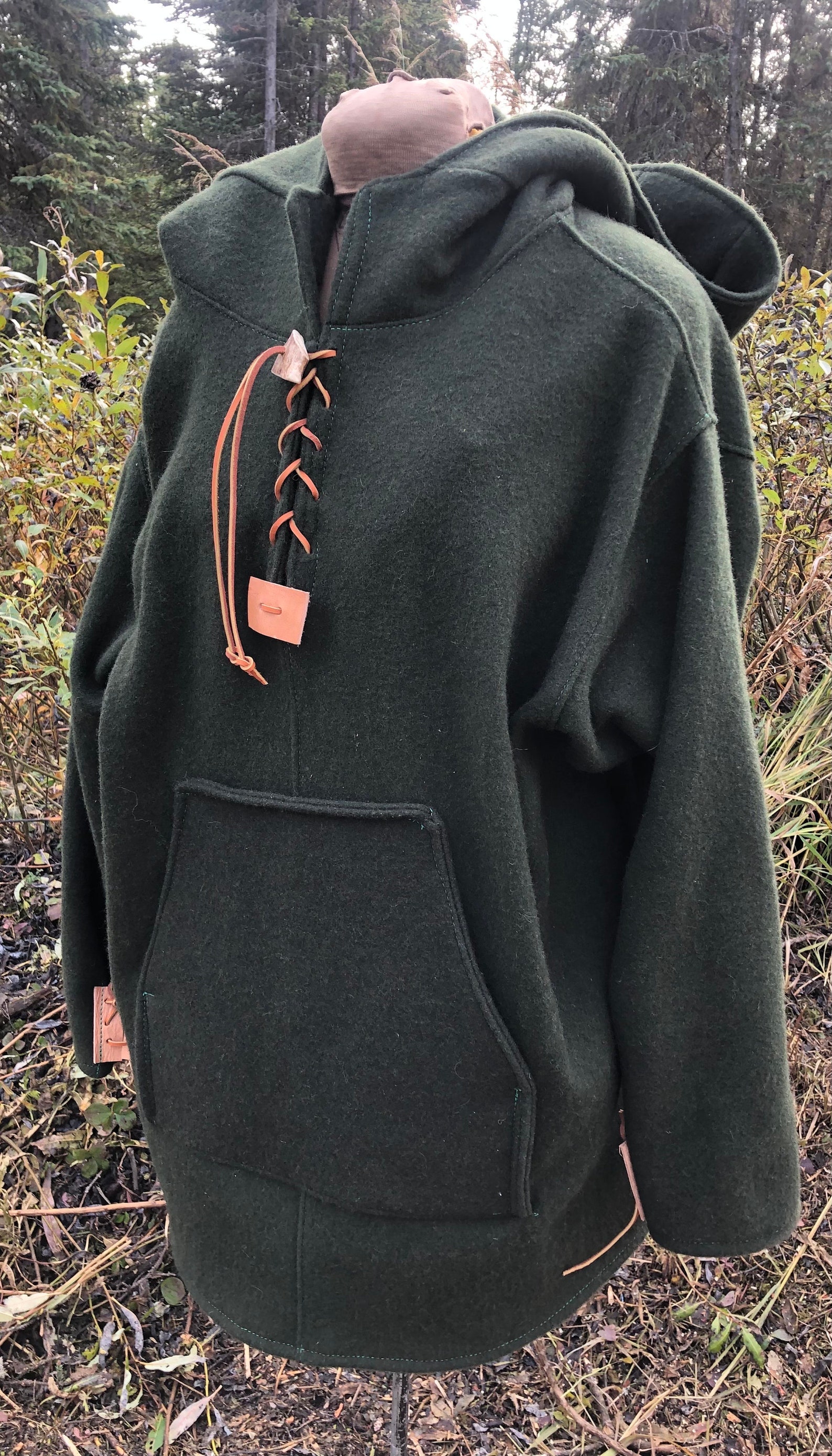 Woodsman Wooly Made to Order Wool BUSHCRAFT Hoodie Sz S 5XL - Etsy