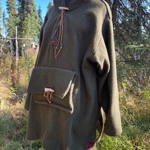 Woodsman Wooly Made to Order Wool BUSHCRAFT Hoodie Sz S - 5XL Made in ...