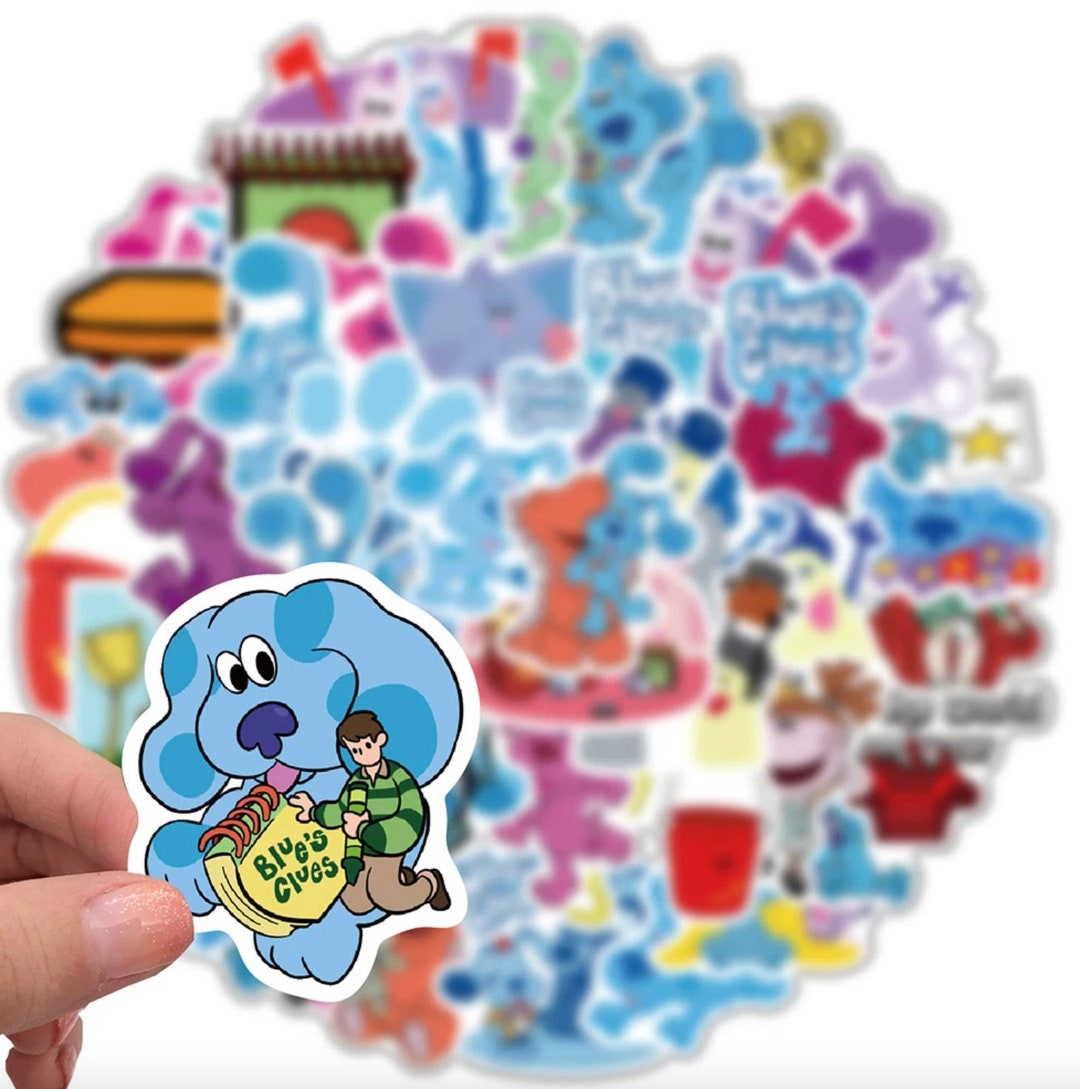 Blue's Clues Sticker, Waterproof Stickers, Anime Stickers, Stickers for ...
