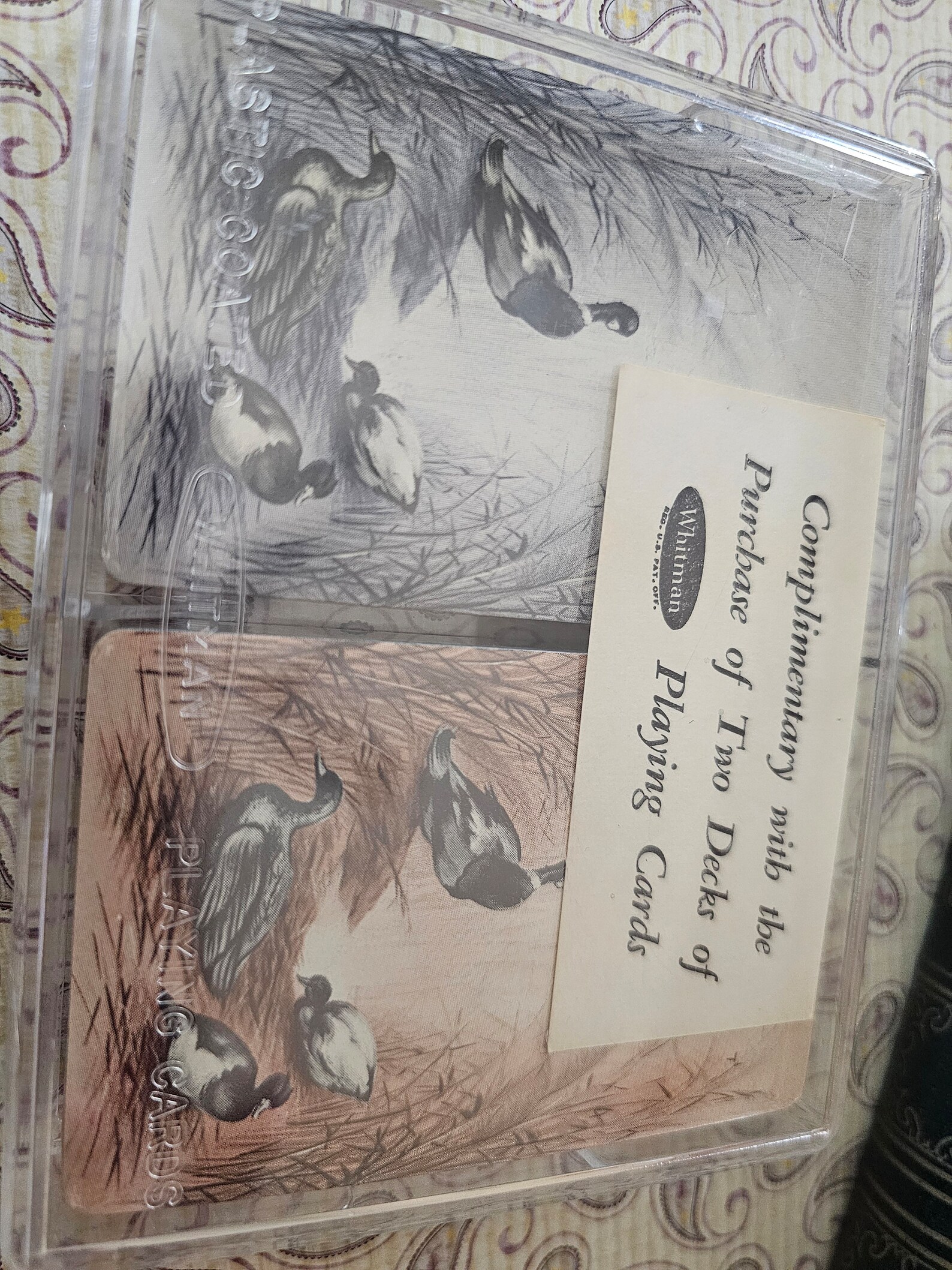 Rare Vintage Mid Century Whitman Playing Cards Brand New Sealed Set of ...