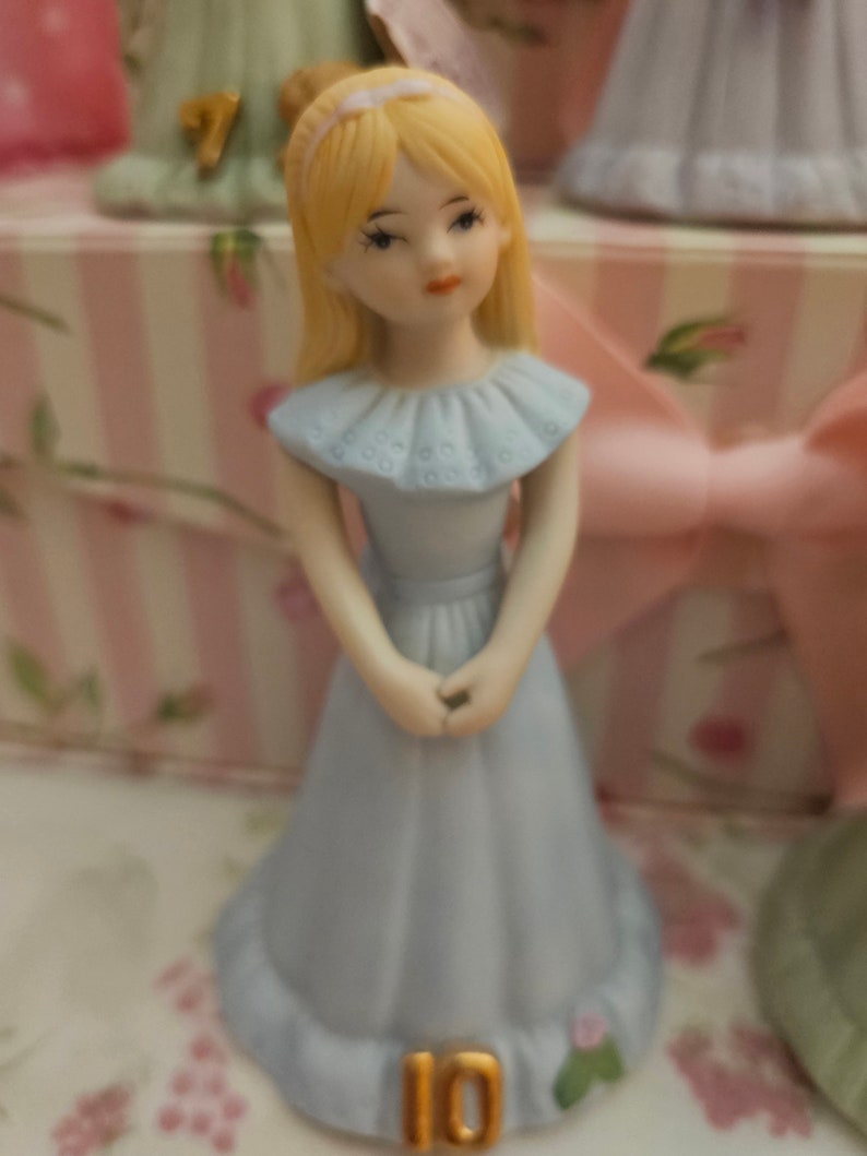 Enesco Growing up Girls - Vintage Ages 7-11 - Etsy
