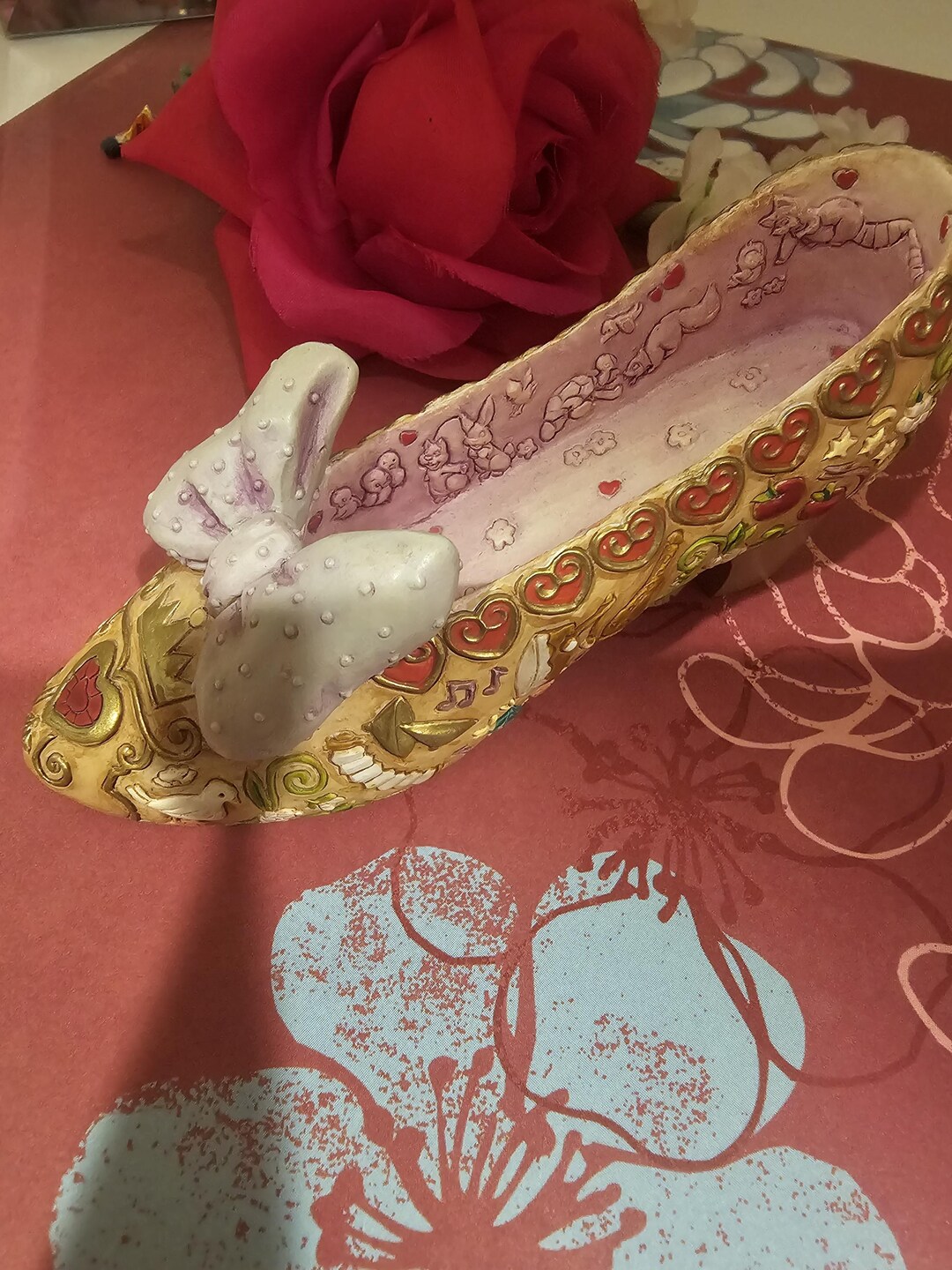 Rare Walt Disney Store Gallery Designer Princess Snow White SHOE Resin ...