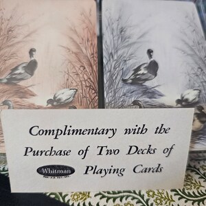 Rare Vintage Mid Century Whitman Playing Cards Brand New Sealed Set of ...