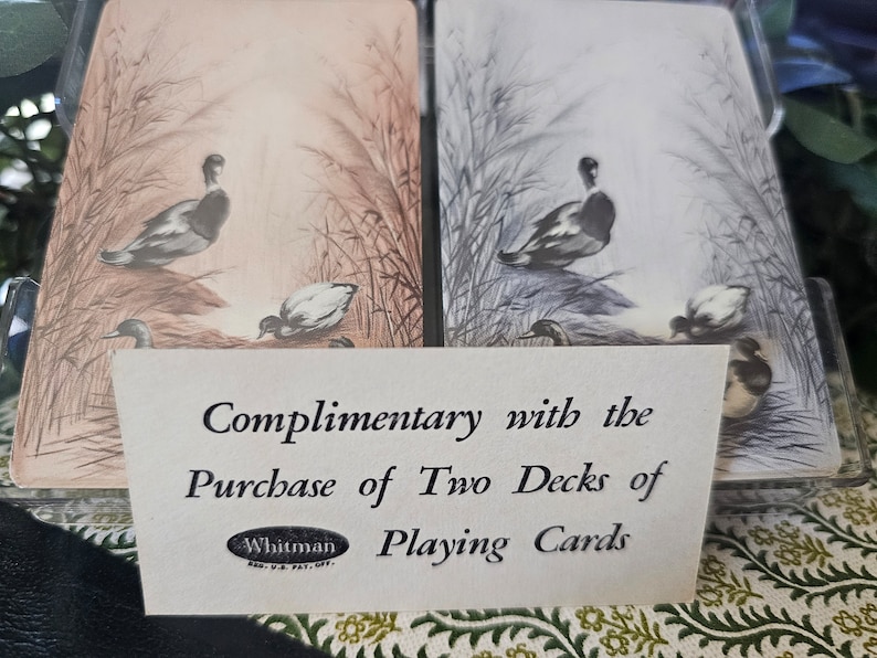 Rare Vintage Mid Century Whitman Playing Cards Brand New Sealed Set of ...