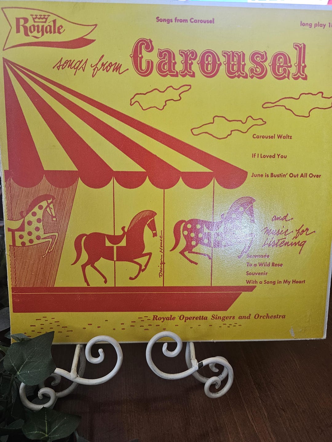 1956 Songs From "carousel" 33RPM - Royal 10" Long Playing Record - Etsy