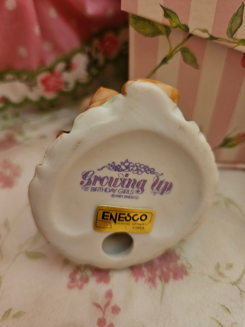 Enesco Growing up Girls - Vintage Ages 7-11 - Etsy