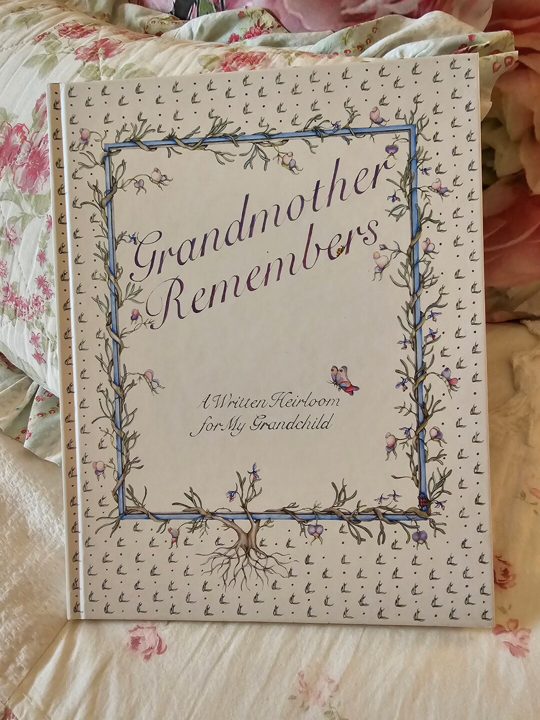 Gorgeous NEW Vtg "grandmother Remembers" Memory Book Dedicated for ...