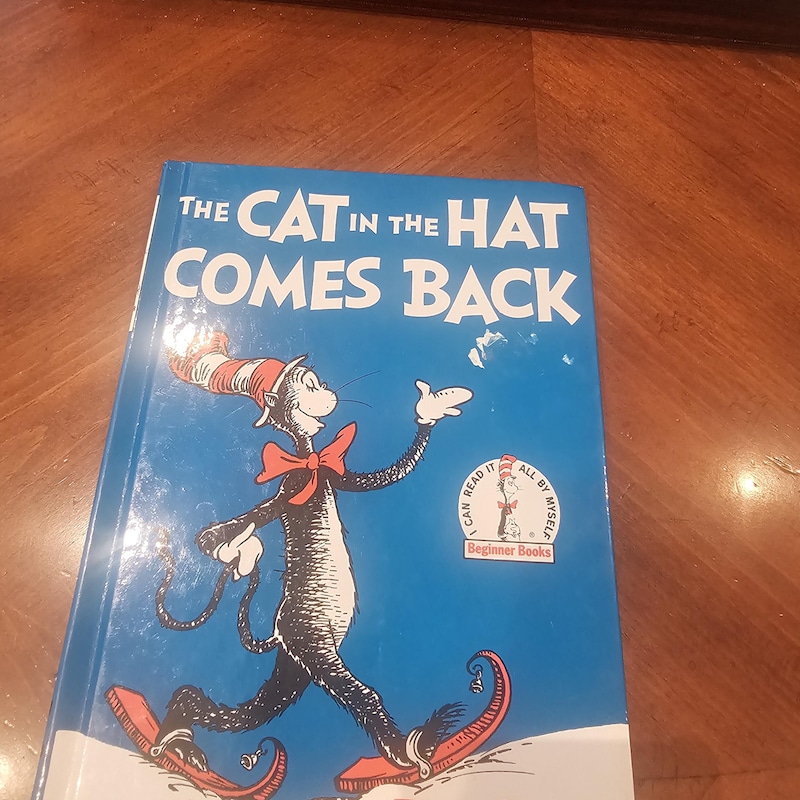 Cat in the Hat Book Cover - Etsy
