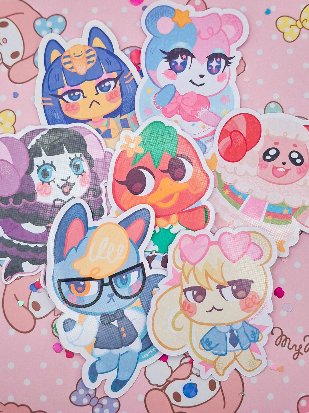 ACNH Stickers Various Girlies Personalities Neighbors - Etsy