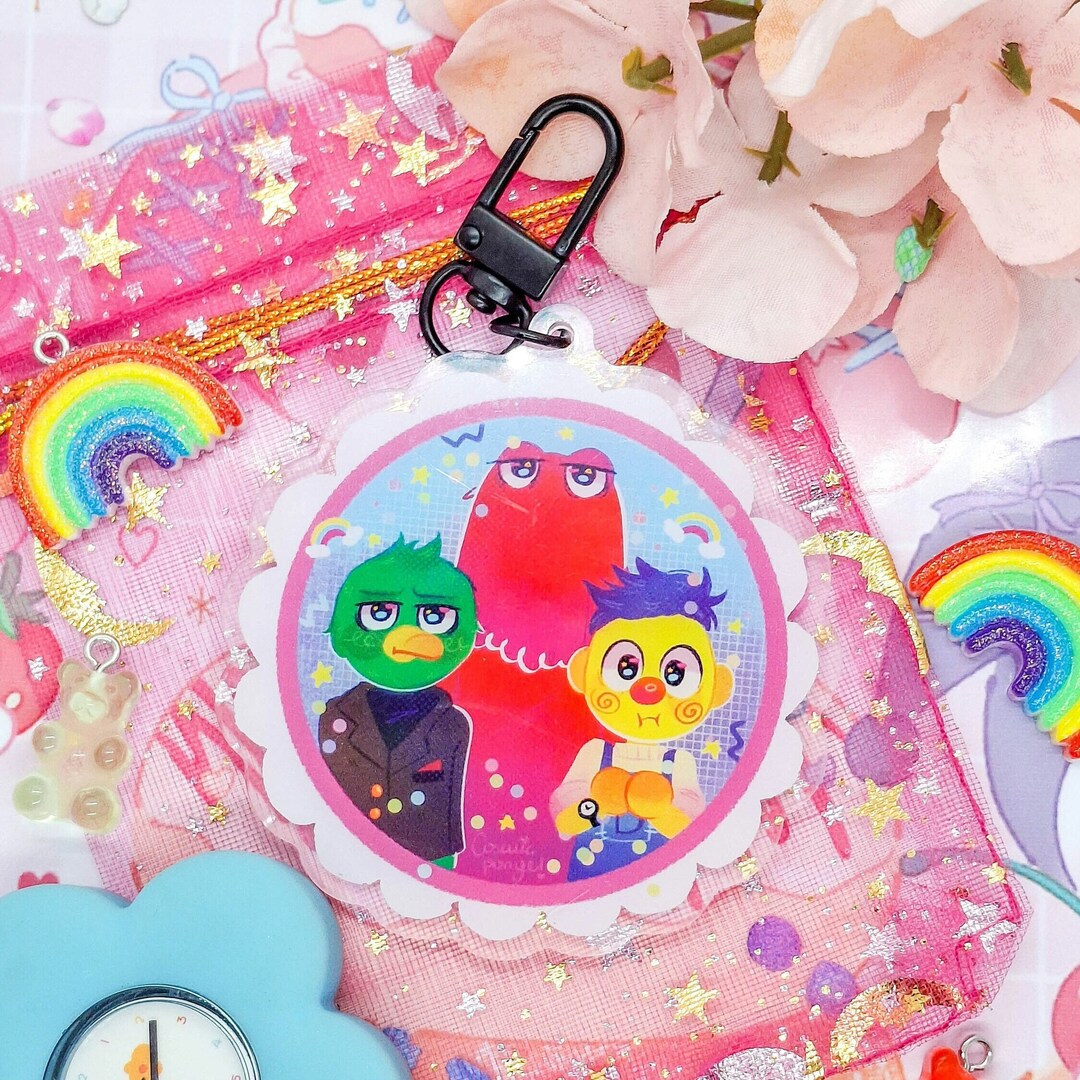 Don't Hug Me I'm Scared Keychain DHMIS - Etsy