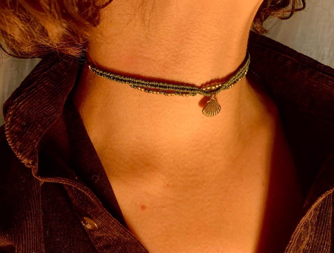 Macrame Necklace lina Boho - Etsy