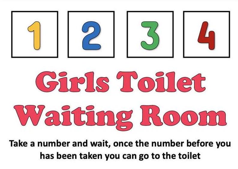 Classroom Toilet Bundle - Etsy