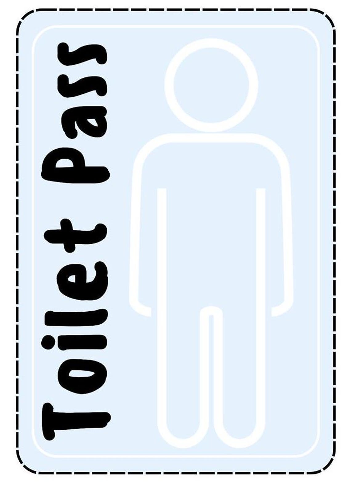 Classroom Toilet Passes - Etsy