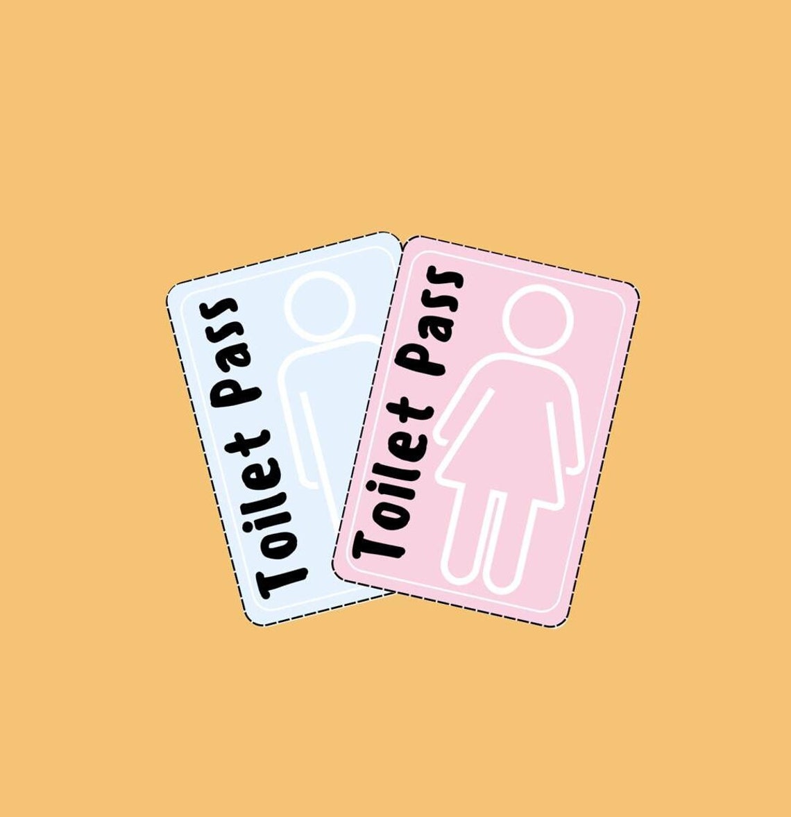Classroom Toilet Passes - Etsy