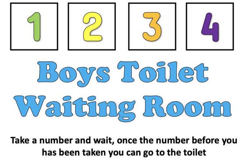 Classroom Toilet Bundle - Etsy