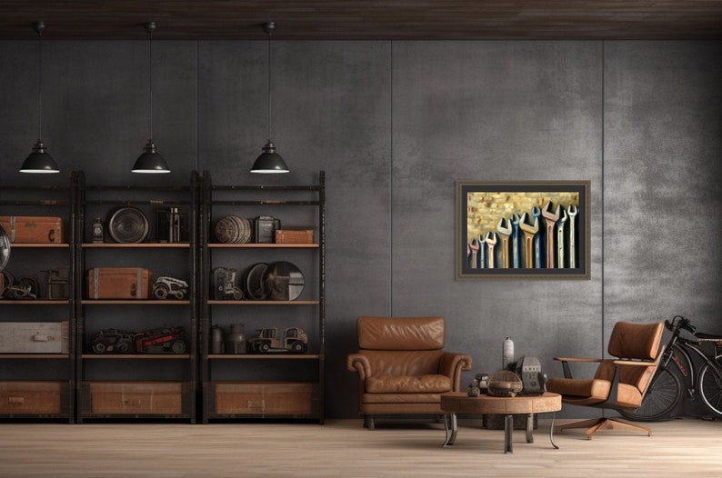 Colorful Wrench - Digital Wall Art of Multi-colored Wrenches | Artistic ...