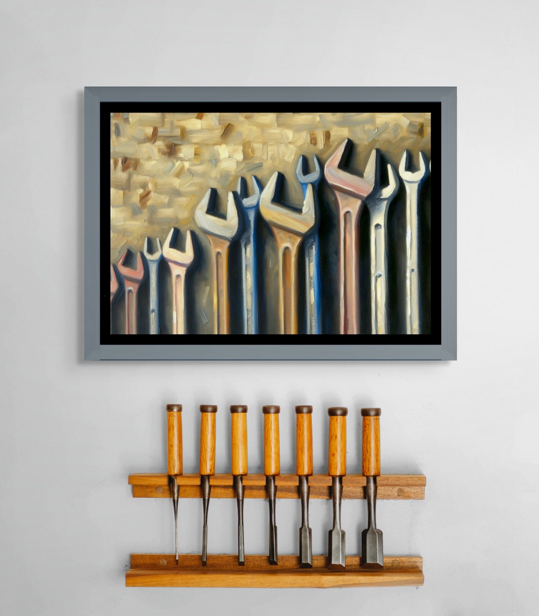 Colorful Wrench - Digital Wall Art of Multi-colored Wrenches | Artistic ...