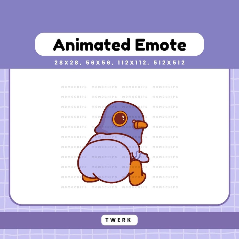 Animated Pigeon Twerk Emote, Twitch Bird Emotes Dance Streamer Vtuber ...