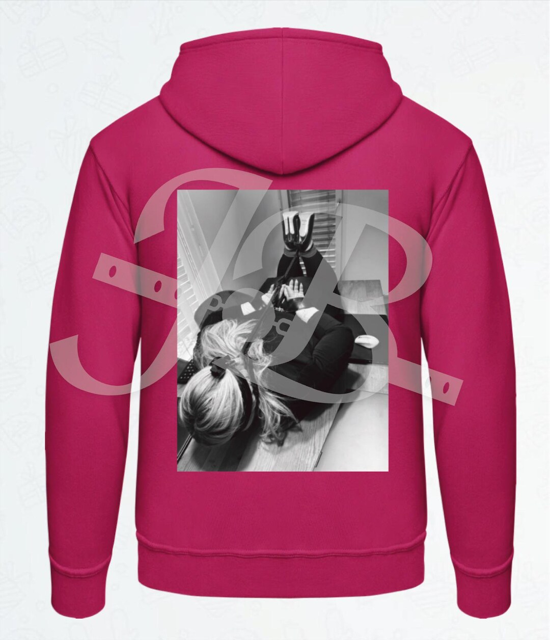 Hoodie: Hogtied on the Office Table - Etsy