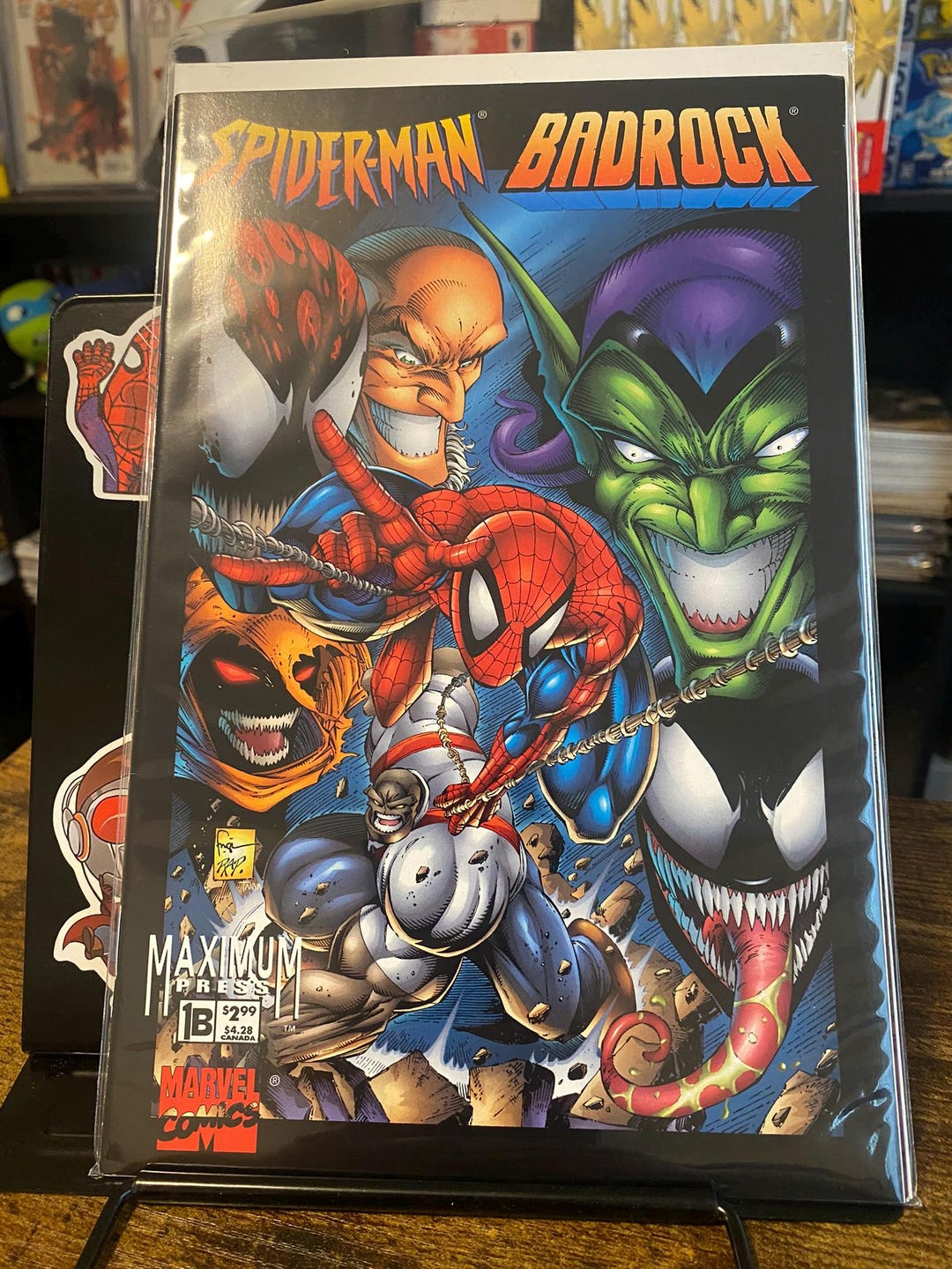 Spider-man Badrock #1B Marvel Comics March 1997, Rare Comic Book ...