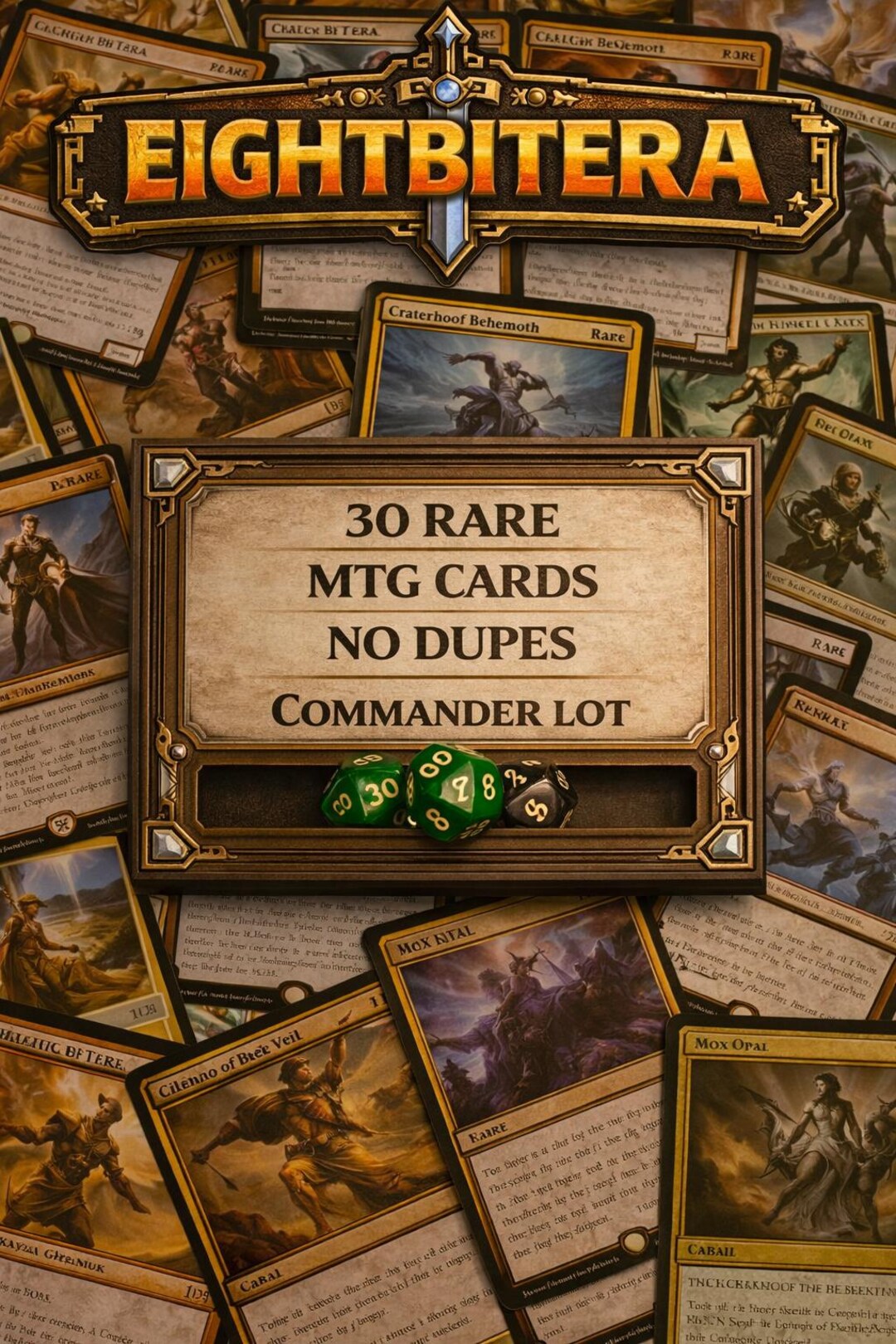 MTG 30 Card RARE Rarity Only Lot – No Duplicates, Commander EDH Ready ...