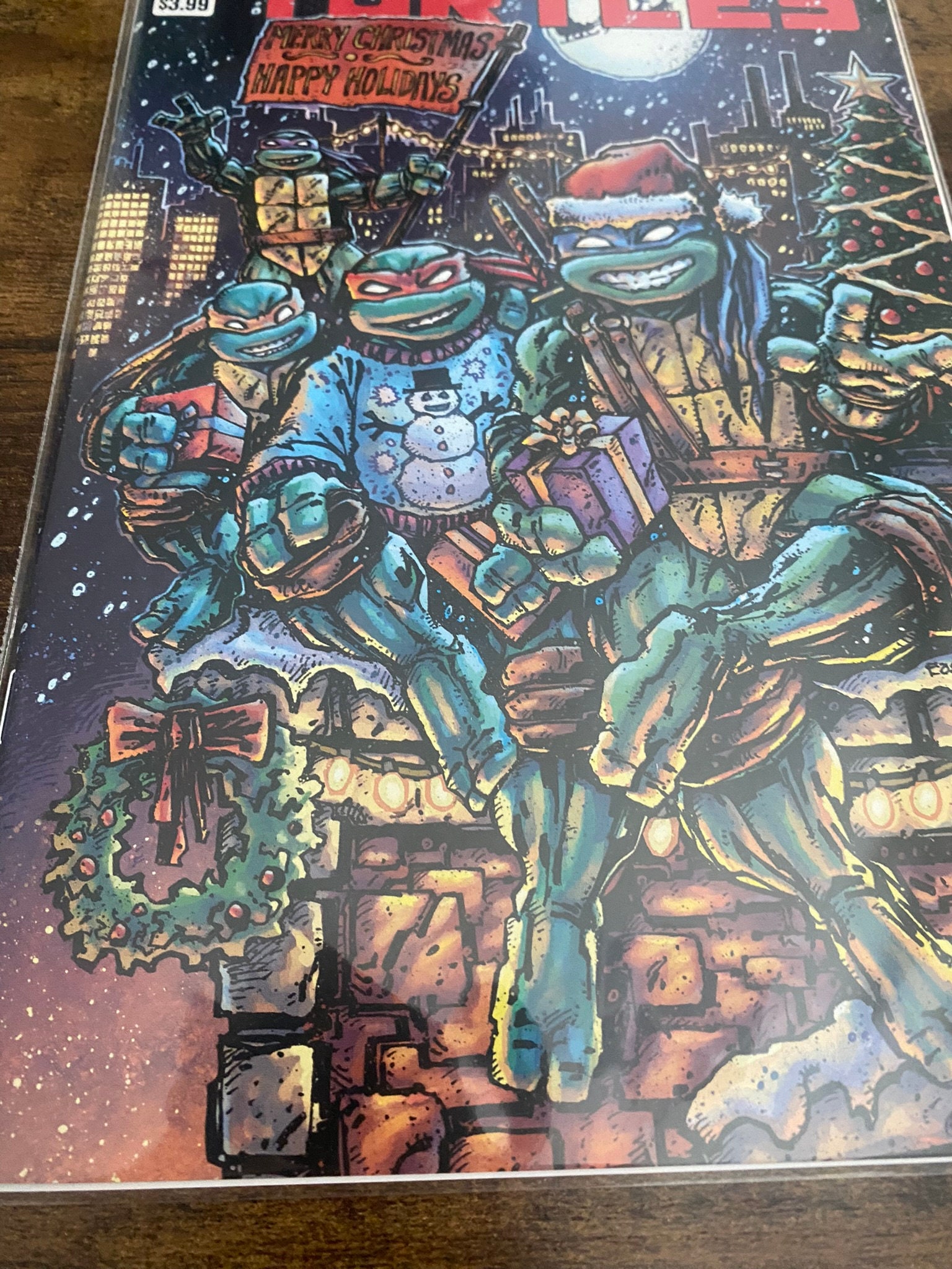 Mint Teenage Mutant Ninja Turtles 124 Christmas Cover B 2021 IDW Comic ...