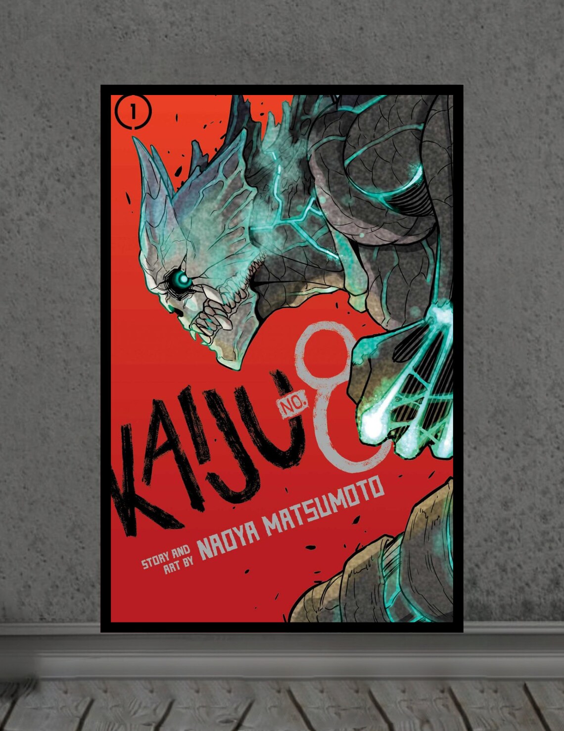 Kaiju No. 8 Tamashi Vol 1 8.5x11 Framed Wall Art Print Anime Manga ...
