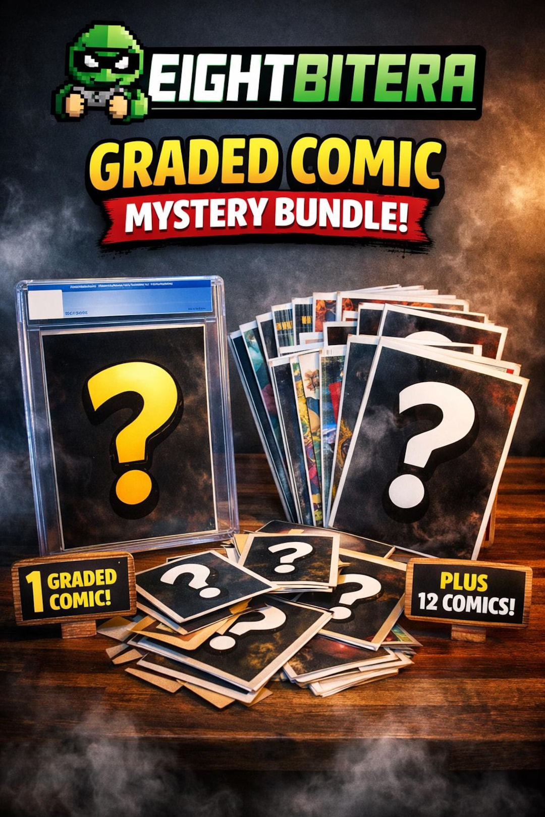 Graded Comic Mystery Box | 1 Slab + 12 Mystery Comics | Collector ...