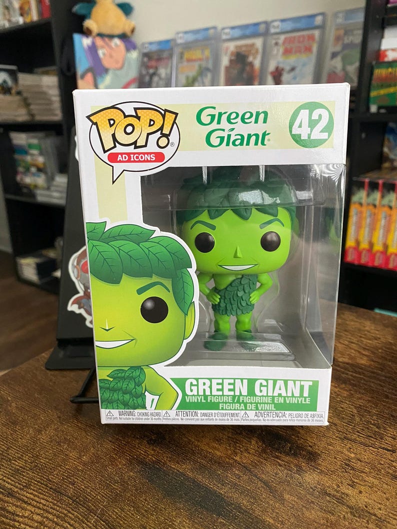 Funko Pop Green Giant #42 – Ad Icons, Vaulted Collectible - Etsy