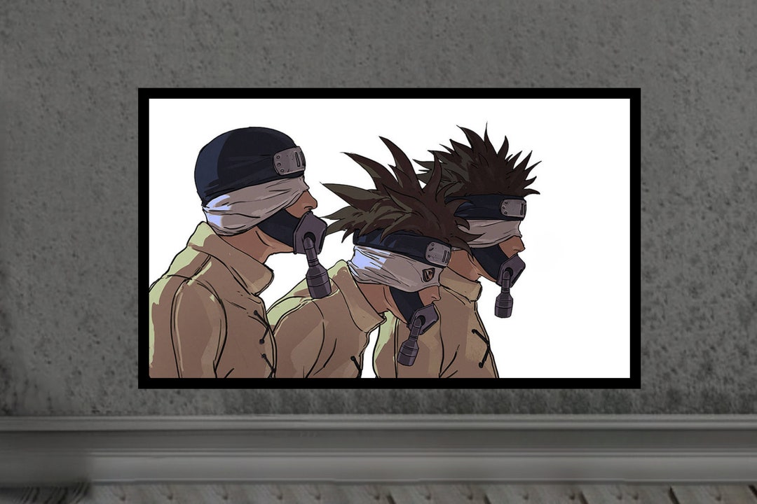 Team Oboro Naruto Shippuden 8.5x11 Framed Wall Art Print Anime Manga ...