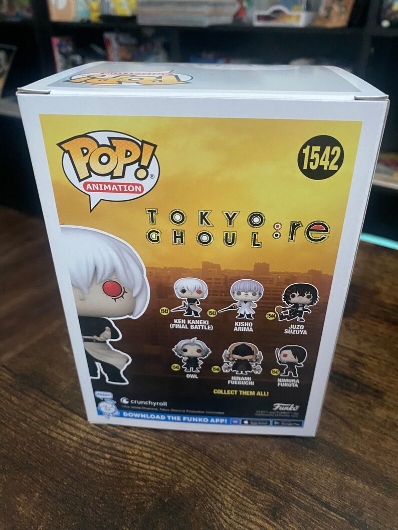 Ken Kaneki final Battle 1542 Tokyo Ghoul Re Funko Pop With Protector - Etsy