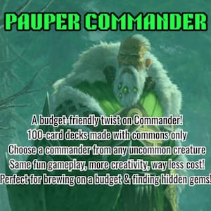 Pauper EDH Mystery Commander Deck – Budget MTG Deck | Magic the ...