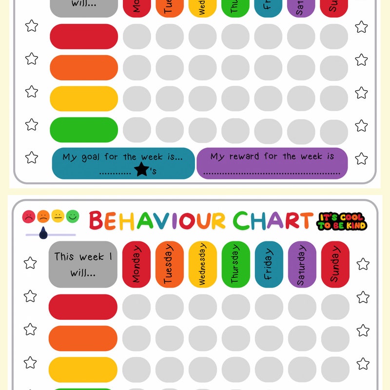 Behaviour Chart - Etsy Australia
