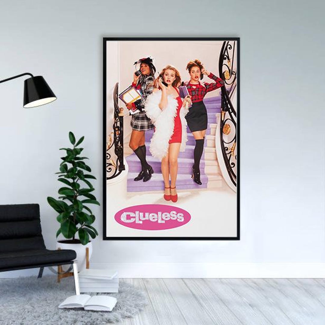 Clueless 1995 Movie Poster Vintage Art Prints Wall Art Home Decor ...