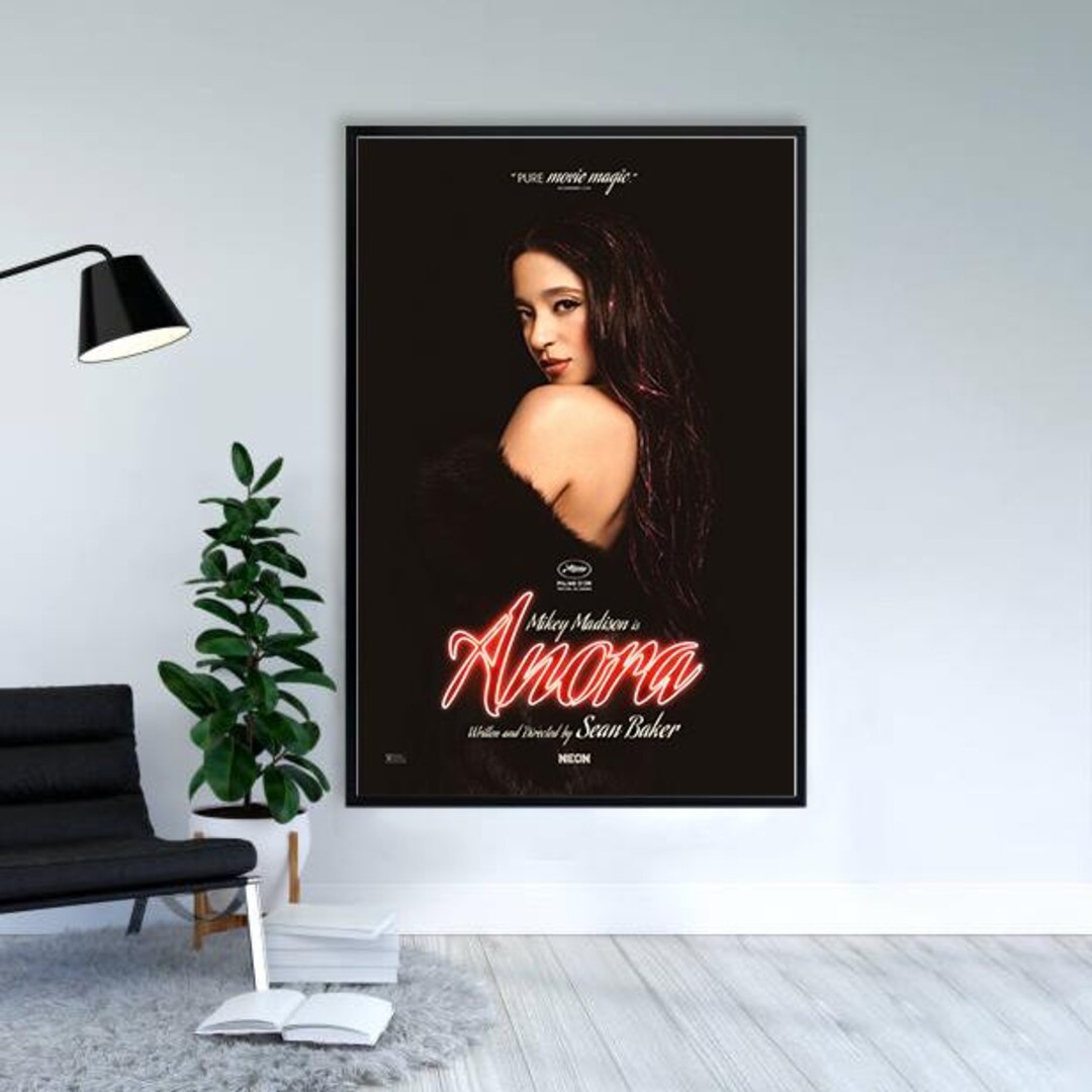 Anora 2024 Movie Poster Vintage Art Prints Wall Art Home Decor Canvas ...